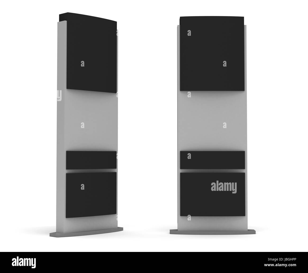 Blank Sign Tower Stock Photo - Alamy