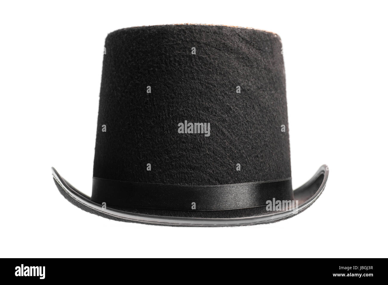 A vintage top hat isolated on white Stock Photo - Alamy