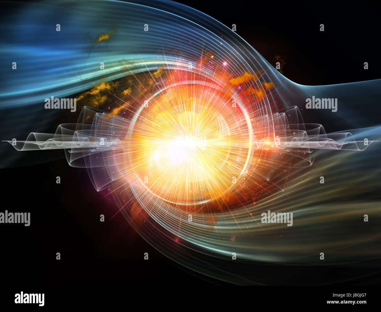 Space Vortex series. Artistic background made of translucent vortex ...