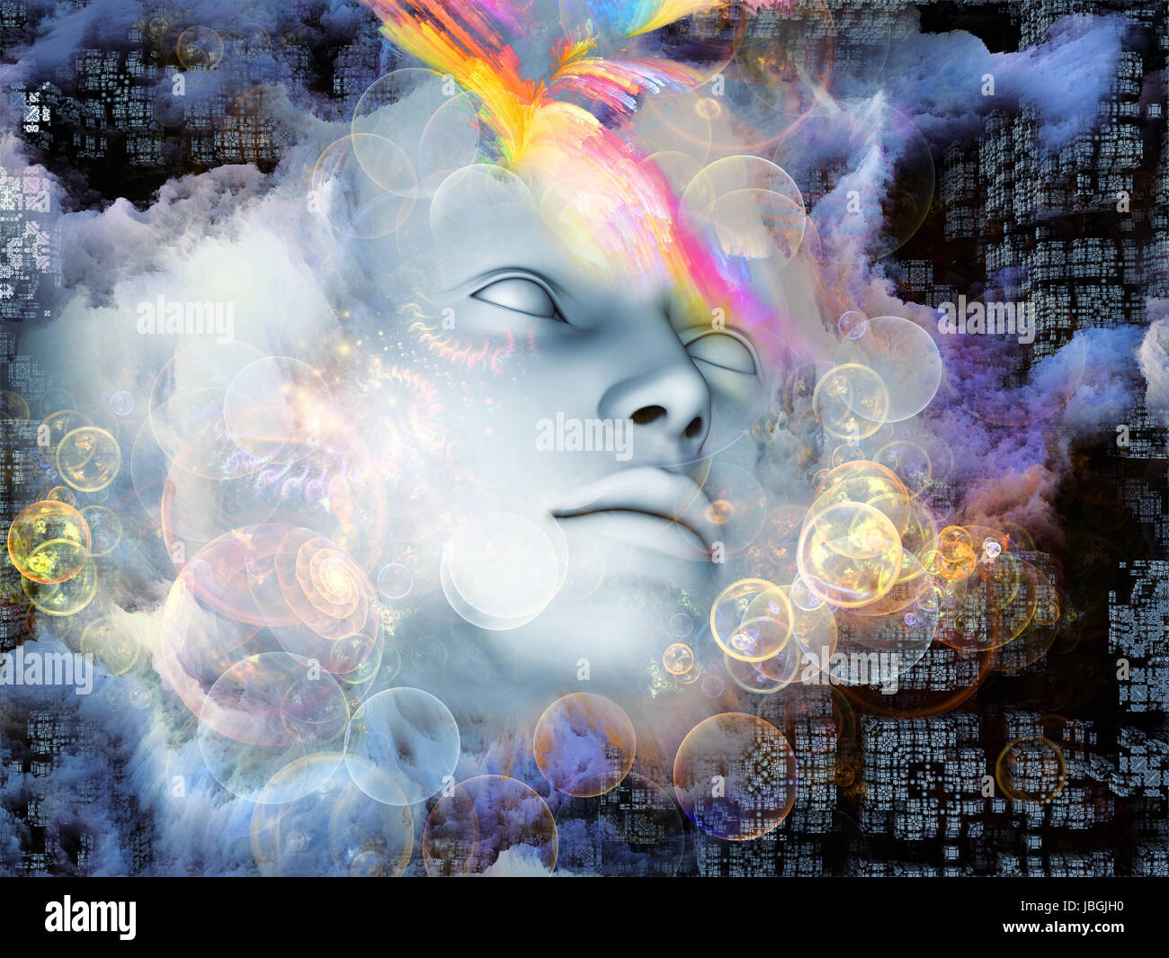 Beyond Human series. Interplay of human, fractal and natural forms on ...