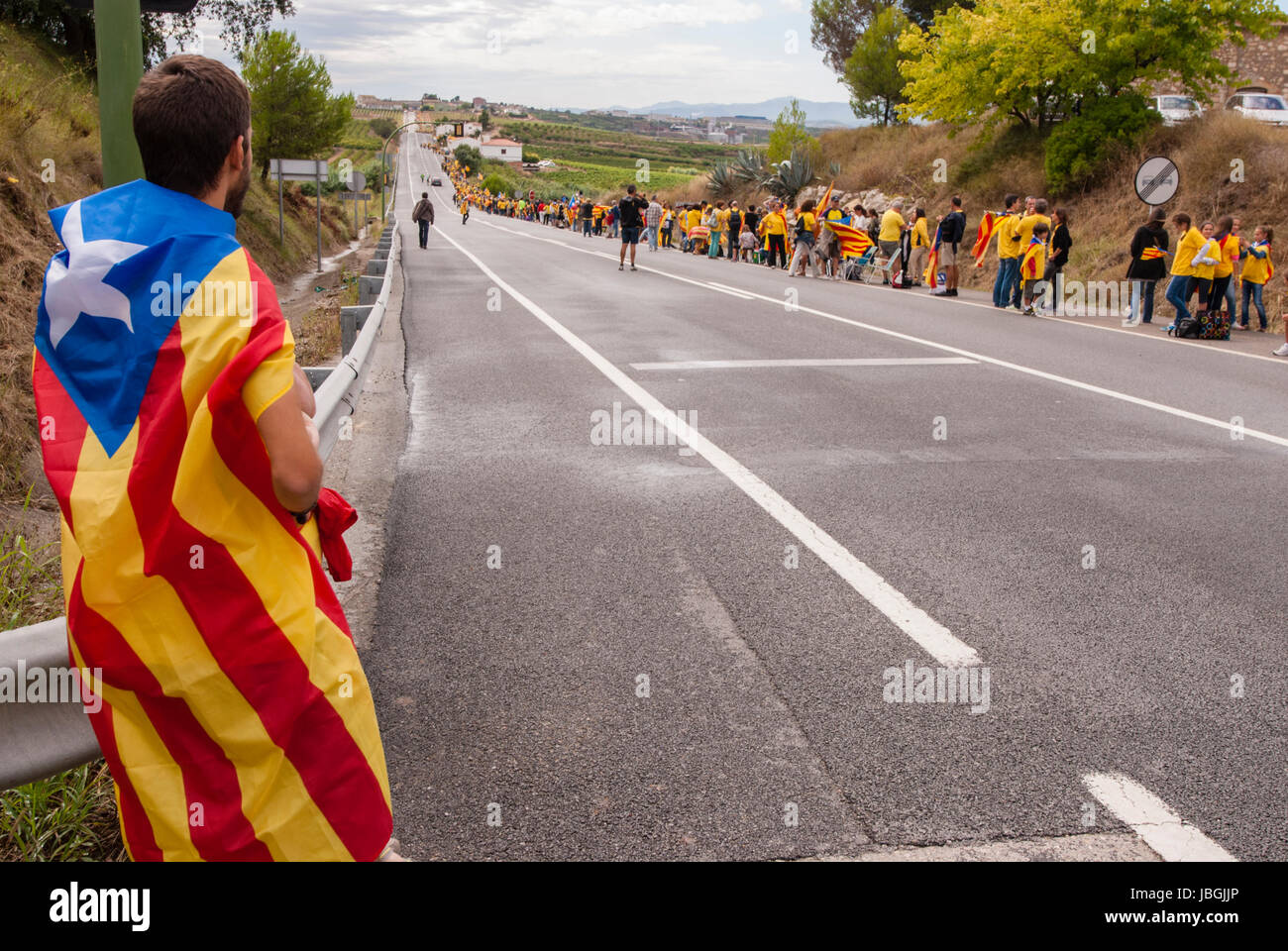 Baltic way human chain hi-res stock photography and images - Alamy