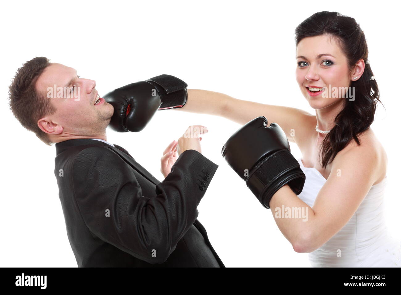 Bride And Groom Boxing High Resolution Stock Photography and Images - Alamy