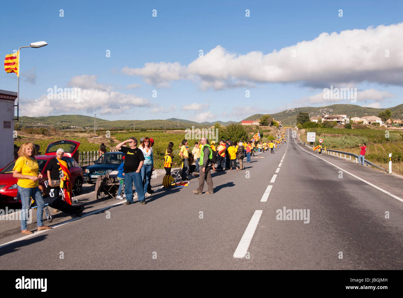 Baltic way human chain hi-res stock photography and images - Alamy