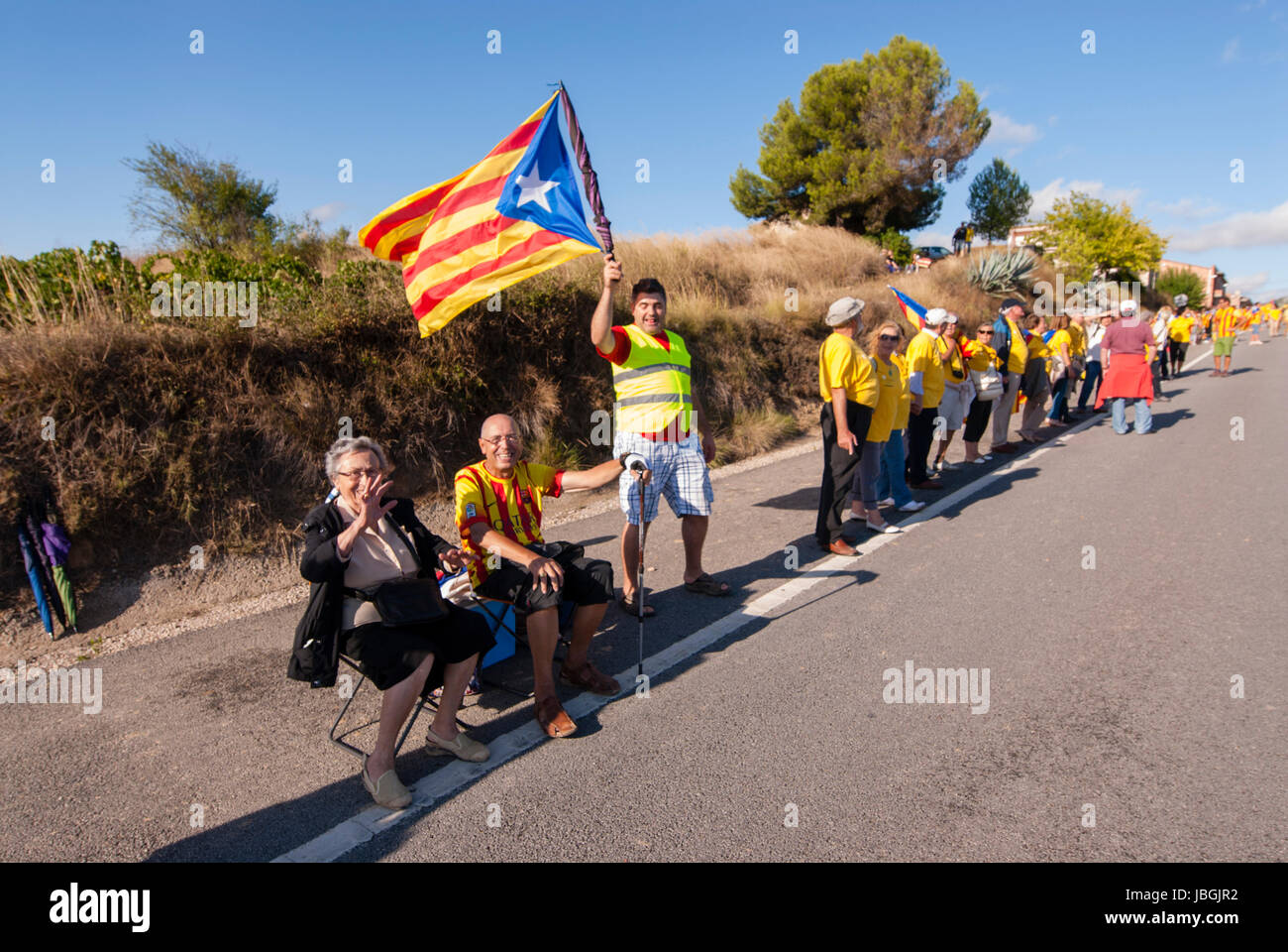 Baltic way human chain hi-res stock photography and images - Alamy
