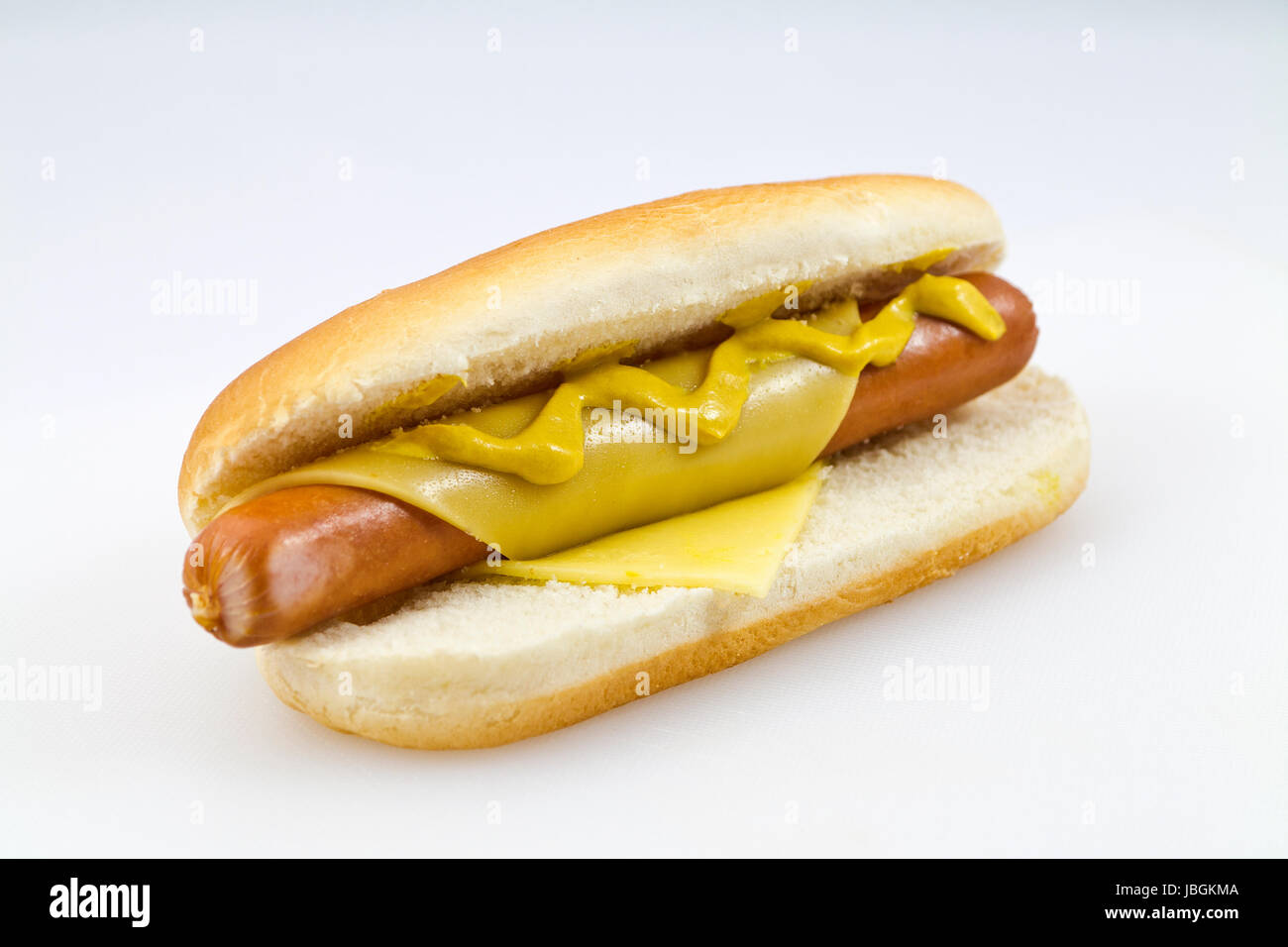 hot dog with cheese Stock Photo - Alamy
