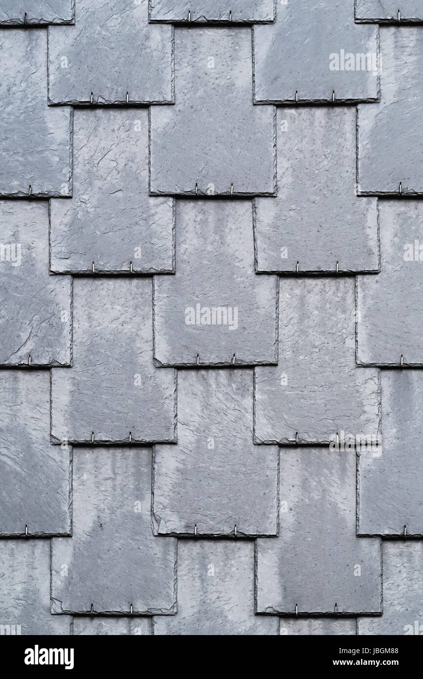 facade cover slate Stock Photo - Alamy