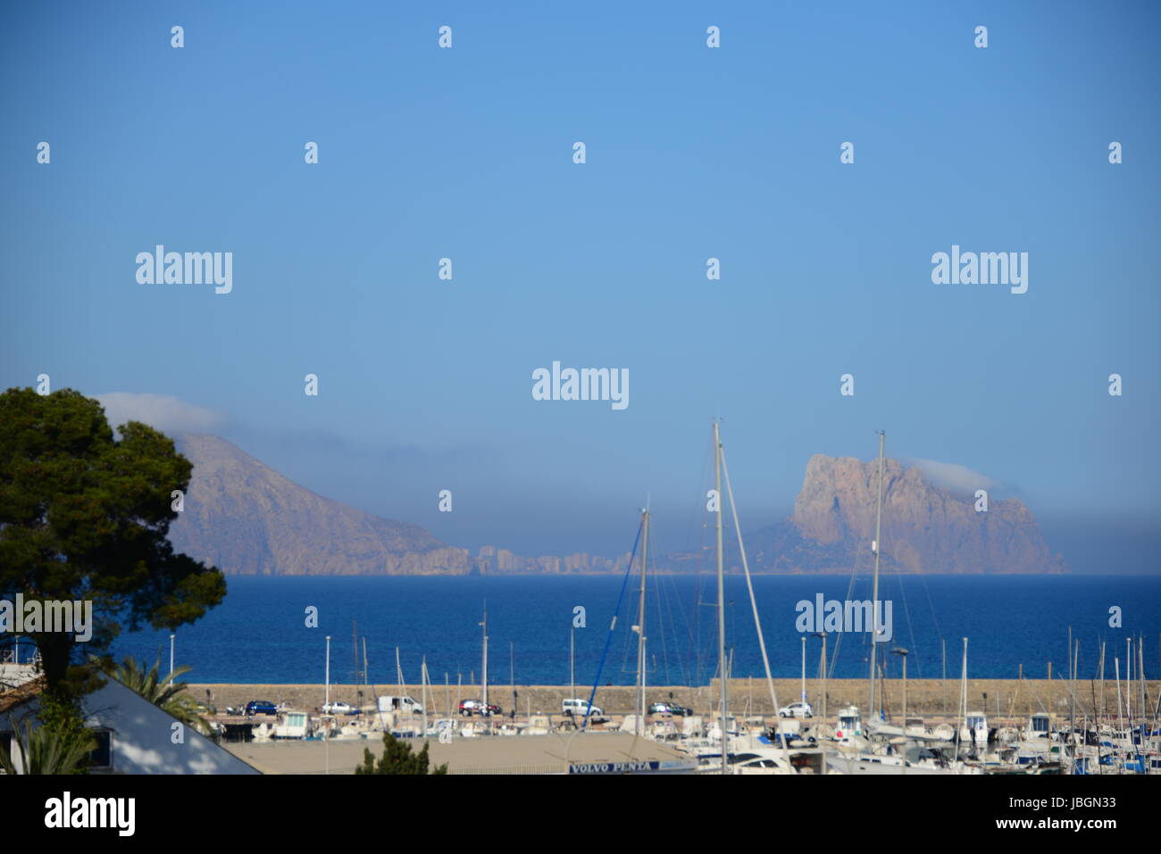 altea - costa blanca - port Stock Photo - Alamy