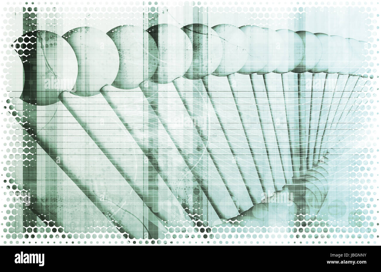 Digital Science with Virtual Technology in Art Stock Photo - Alamy