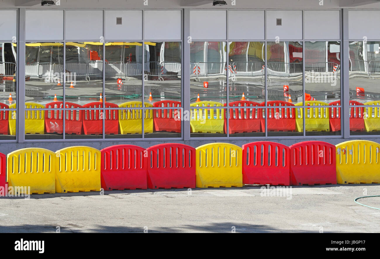 Traffic lane dividers hi-res stock photography and images - Alamy