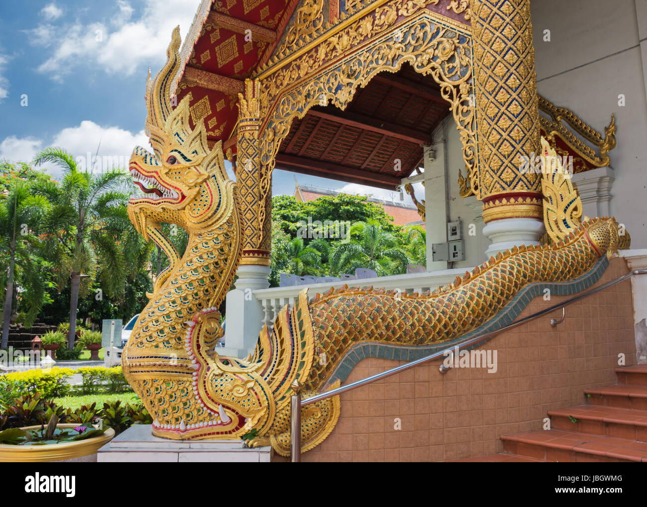 Railing the serpent Stock Photo - Alamy