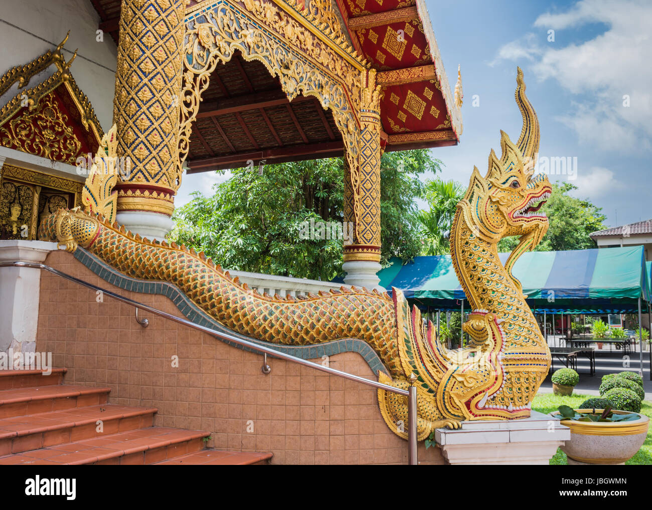 Railing the serpent Stock Photo - Alamy
