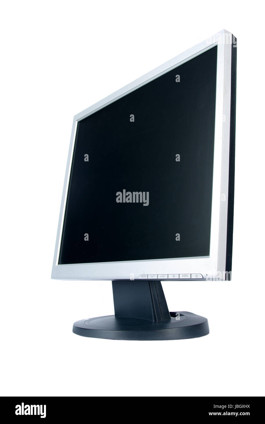 monitor isolated over white background Stock Photo - Alamy