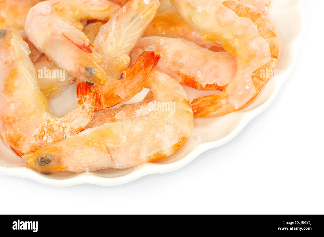 shrimp isolated on a white background Stock Photo - Alamy