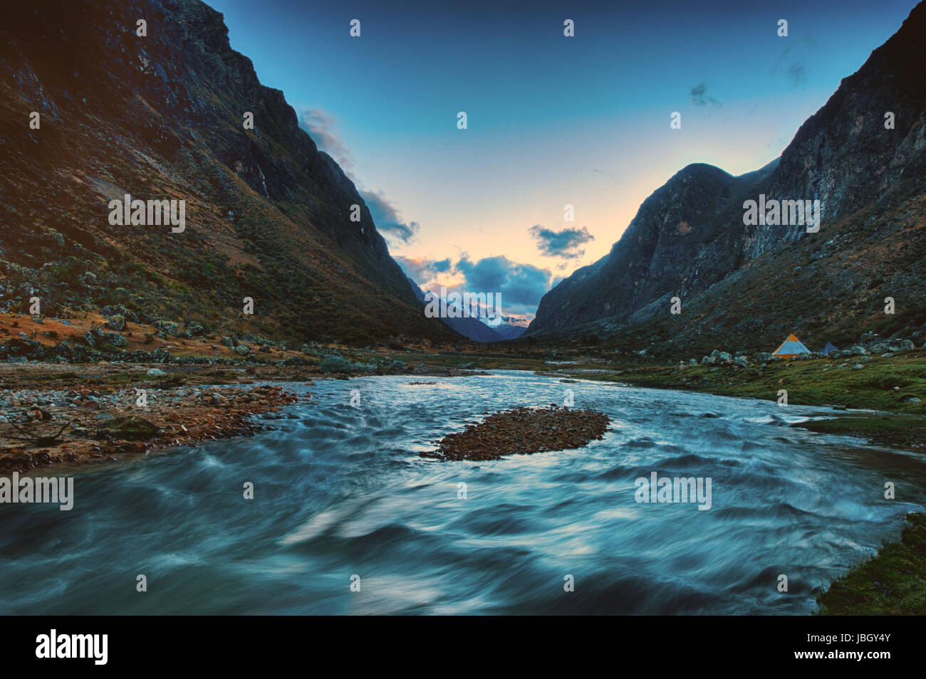 Santa Cruz Trek, Cordillera Blanca, Peru South America Stock Photo - Alamy