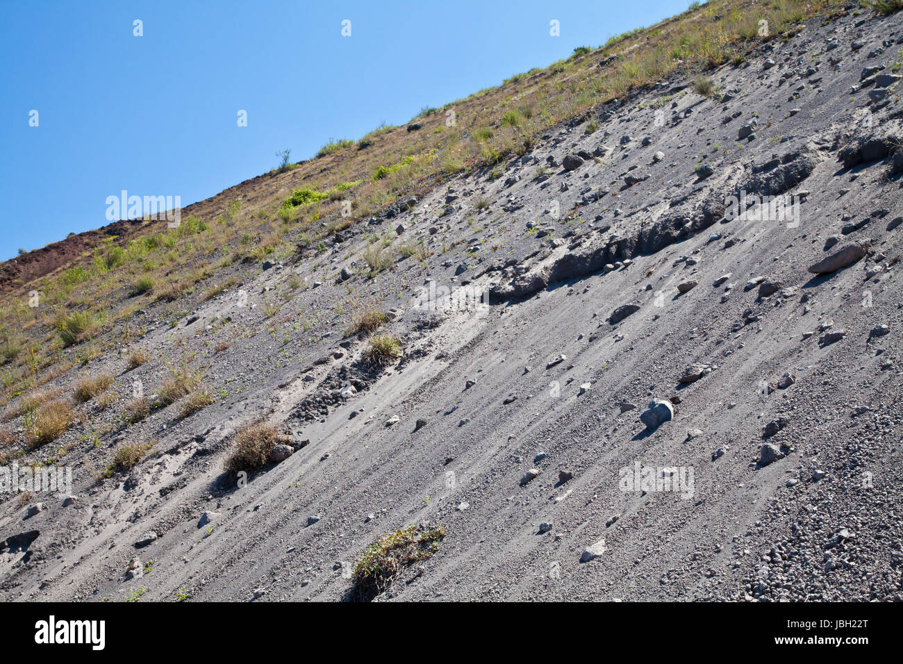 Cold volcanic lava in Vesuvius crater - Naples - Italy Stock Photo - Alamy