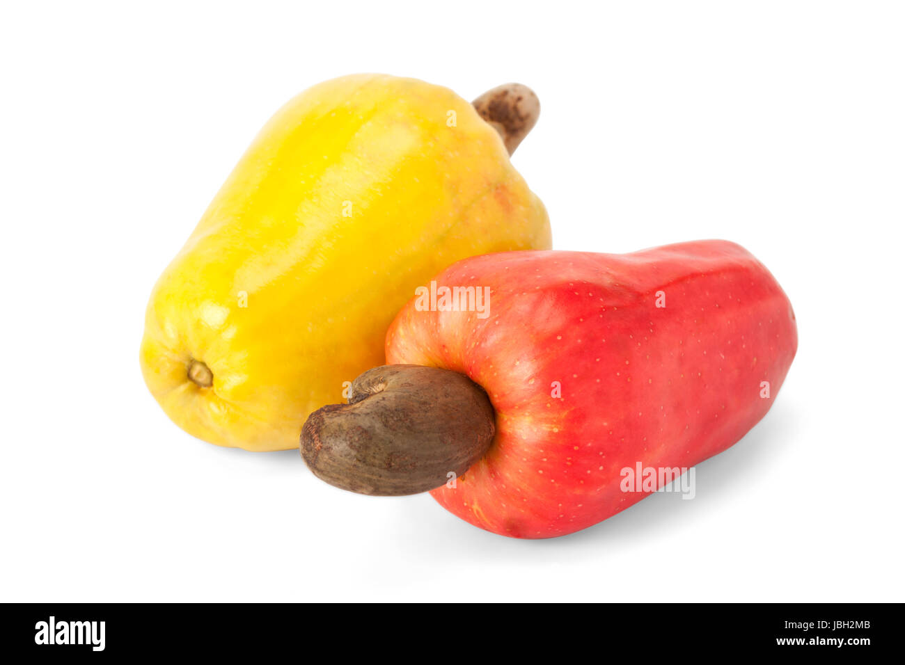 Fresh ripe Brazilian Caju Cashew fruit with path Stock Photo - Alamy