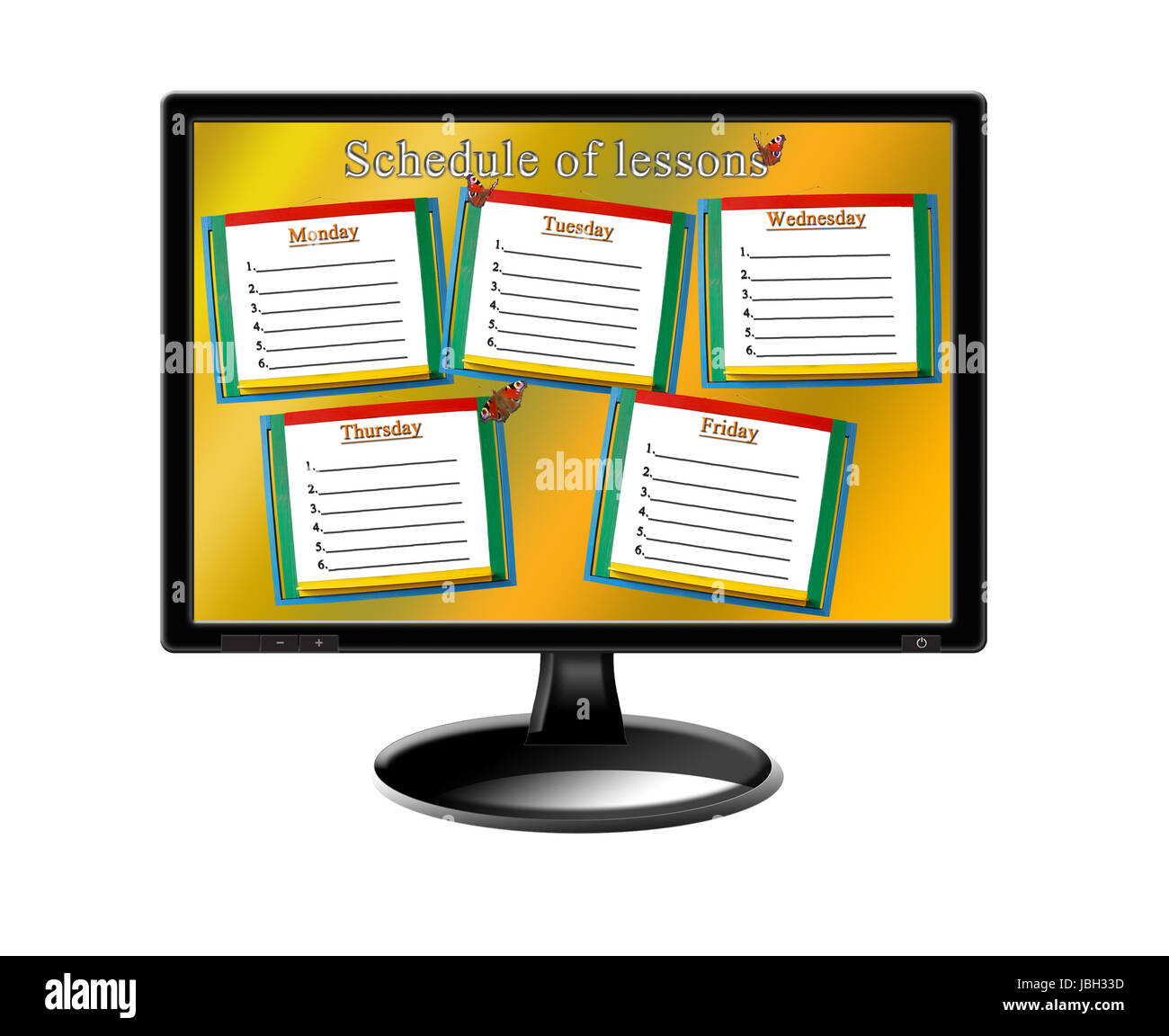 Monitor primary school Cut Out Stock Images & Pictures - Alamy