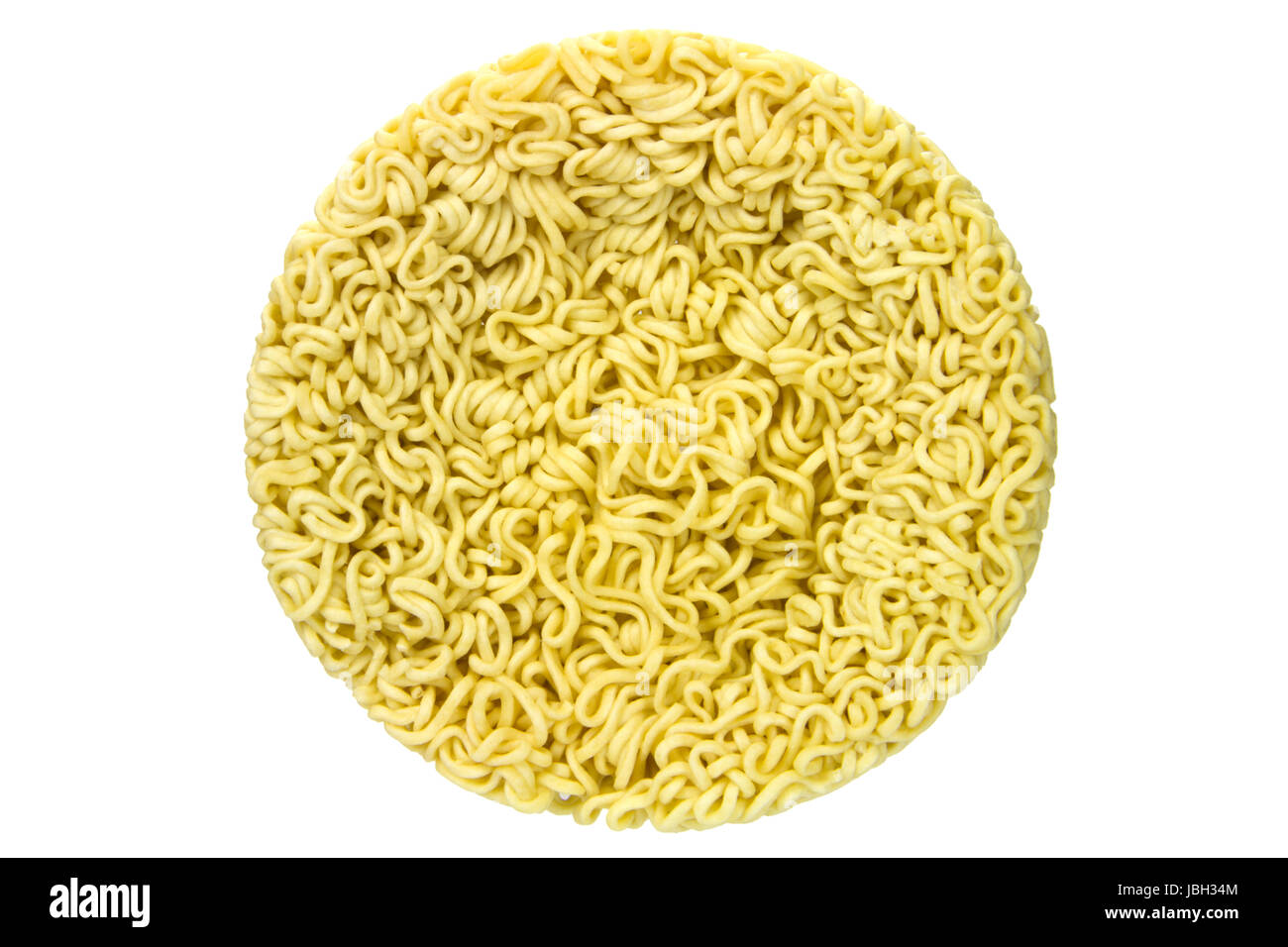 instant noodle cake isolated on the white background Stock Photo - Alamy