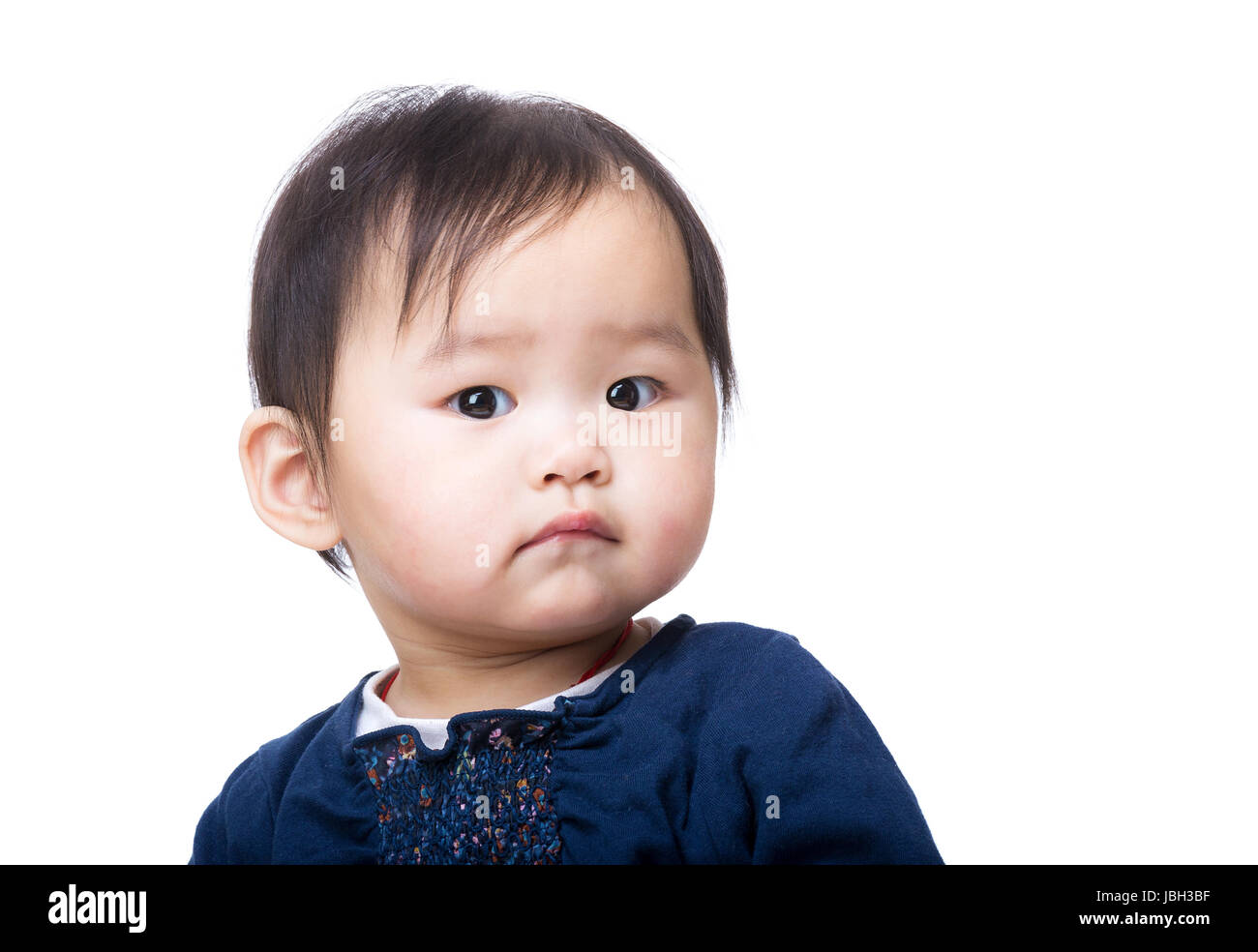 Asian baby girl isolated Stock Photo - Alamy