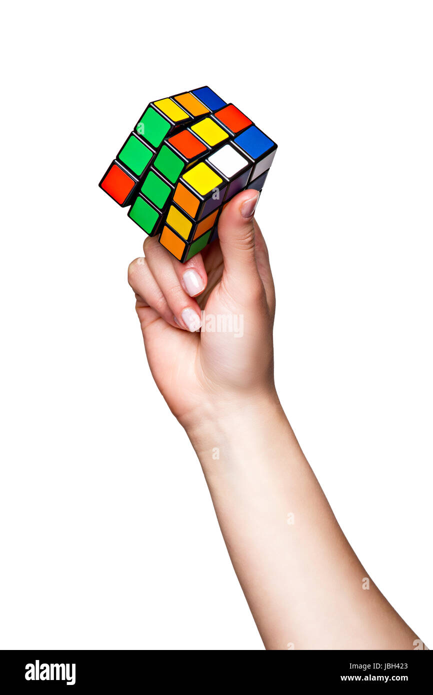 Rubik's Cube And Hand Stock Photos & Rubik's Cube And Hand Stock Images ...
