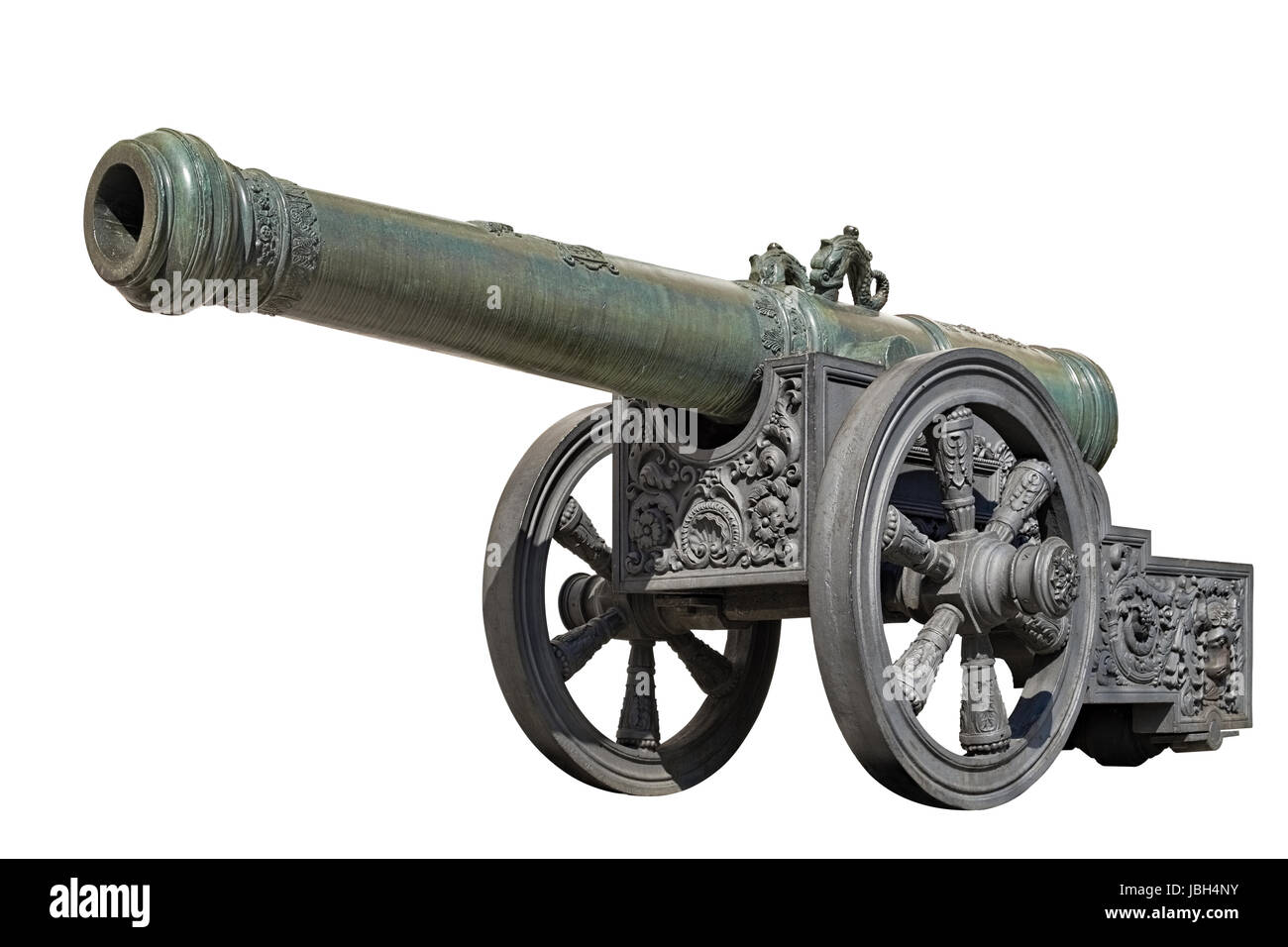 Cannon on wheels Cut Out Stock Images & Pictures - Alamy