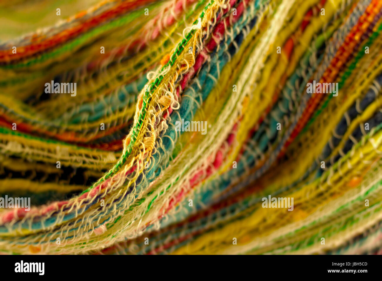 colorful textile fibers Stock Photo - Alamy