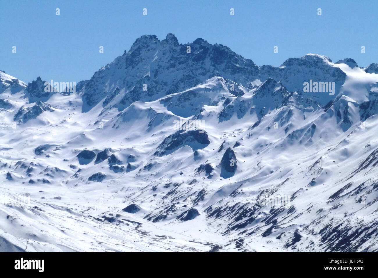 ischgl-samnaun ski area Stock Photo - Alamy