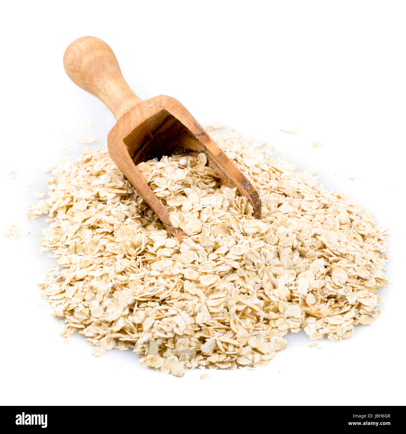 pile of oatmeal with white background Stock Photo - Alamy