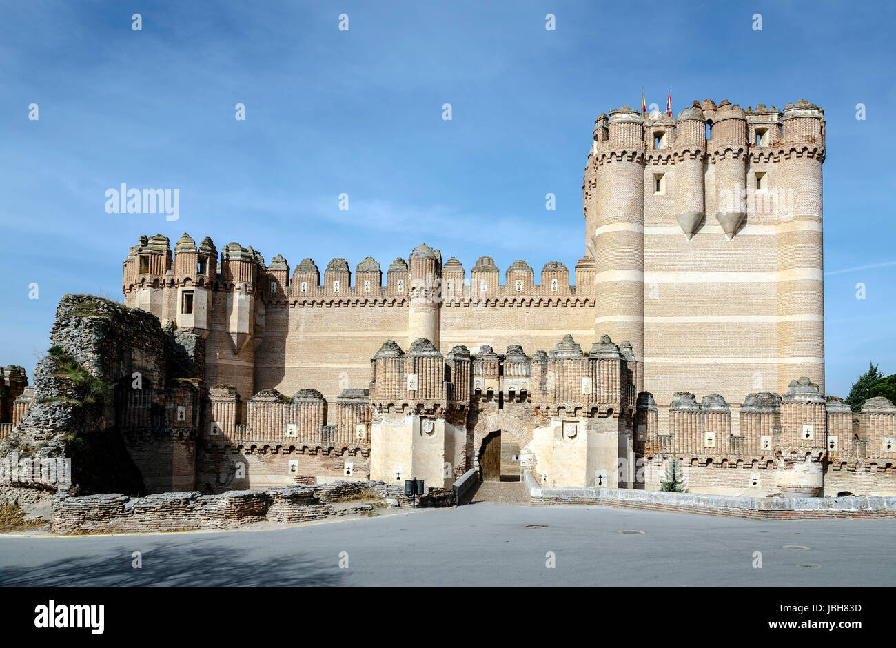 Coca Castle (Castillo de Coca) is a fortification constructed in the ...