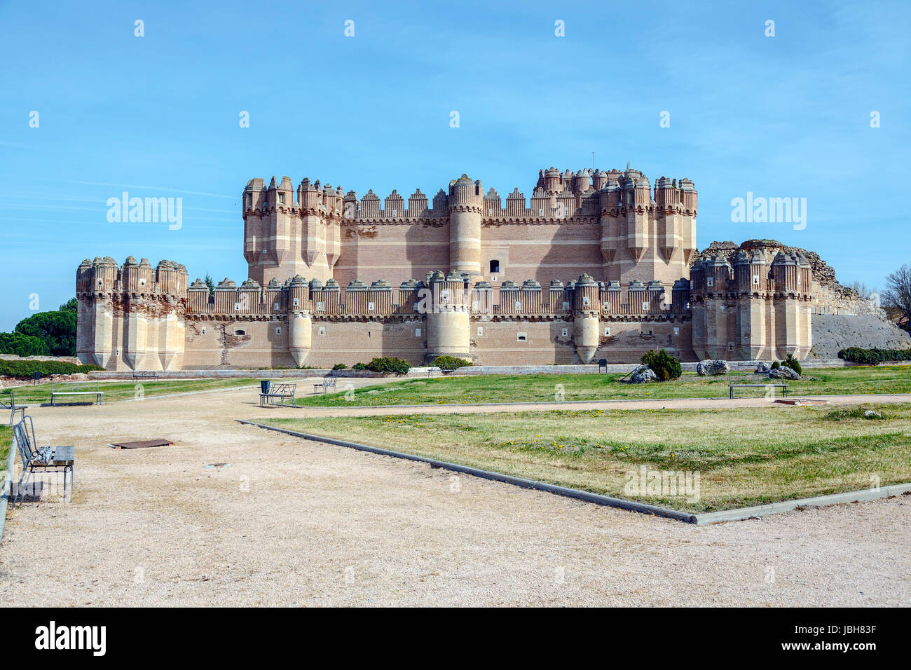 The city wall has been constructed in the 15th century hi-res stock ...