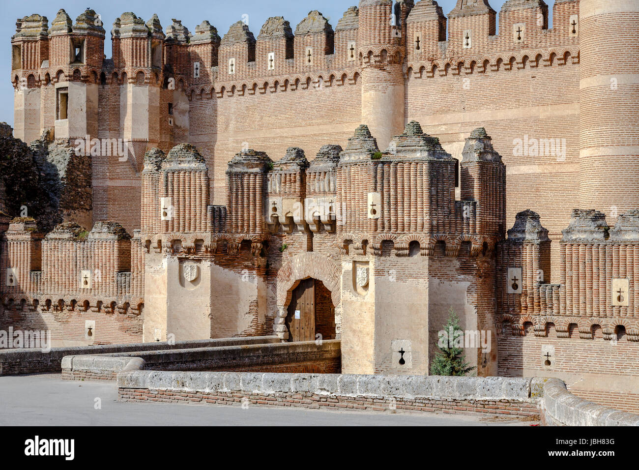 Coca Castle (Castillo de Coca) is a fortification constructed in the ...