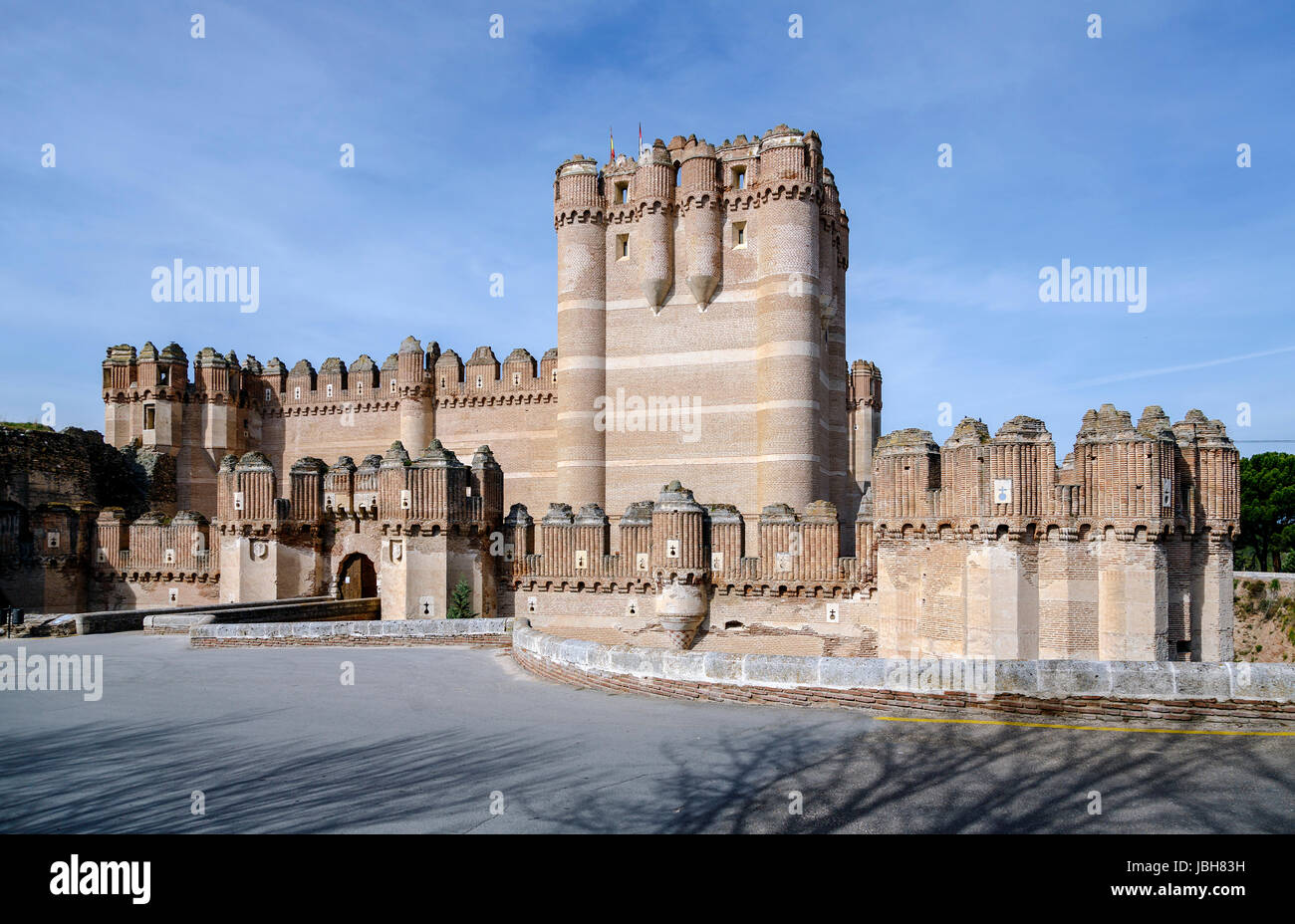 Coca Castle (Castillo de Coca) is a fortification constructed in the ...