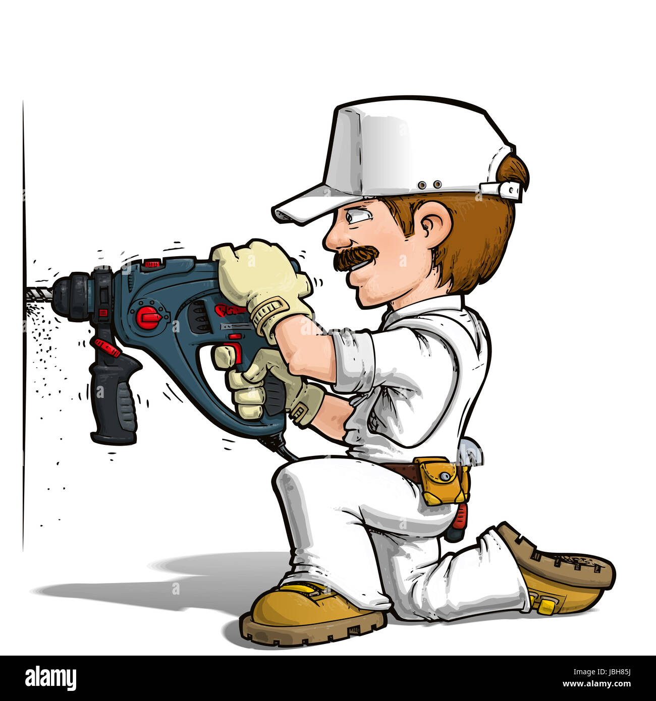 Drill Cartoon Illustration Stock Photos & Drill Cartoon Illustration ...