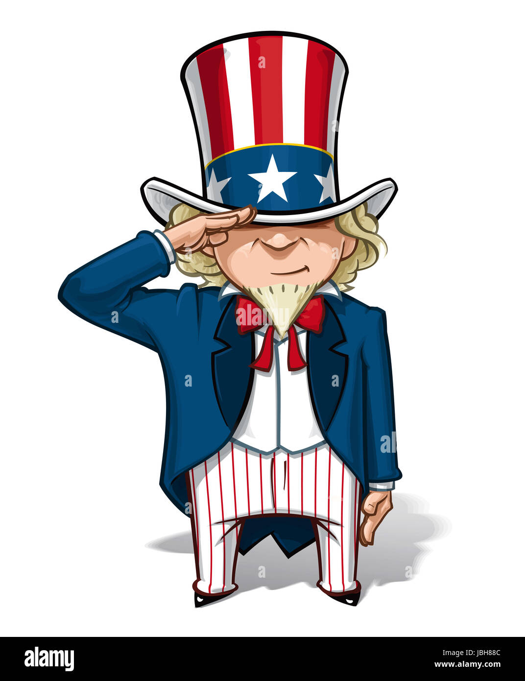 Uncle Sam Thumbs Up Clipart