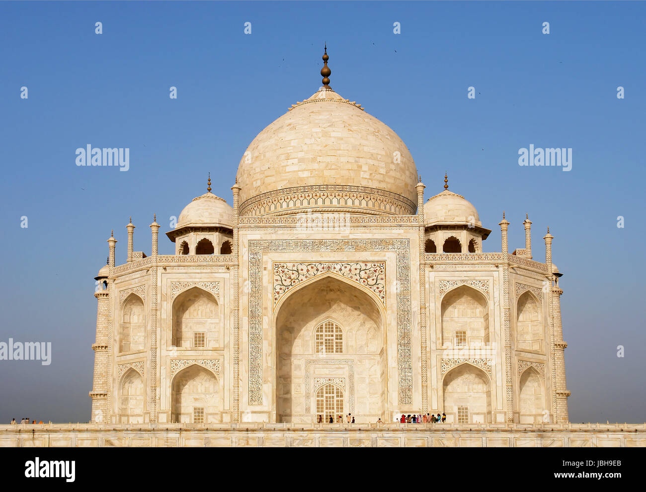 Overview of the Taj Mahal, Agra, India Stock Photo - Alamy