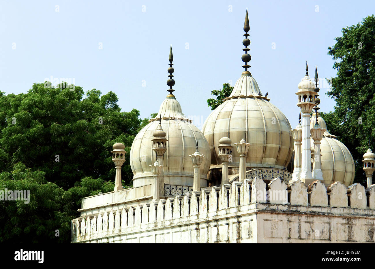 Pearl Mouque 'moti-masjid' in, Famous Delhi Fort also known as Lal Qil ...