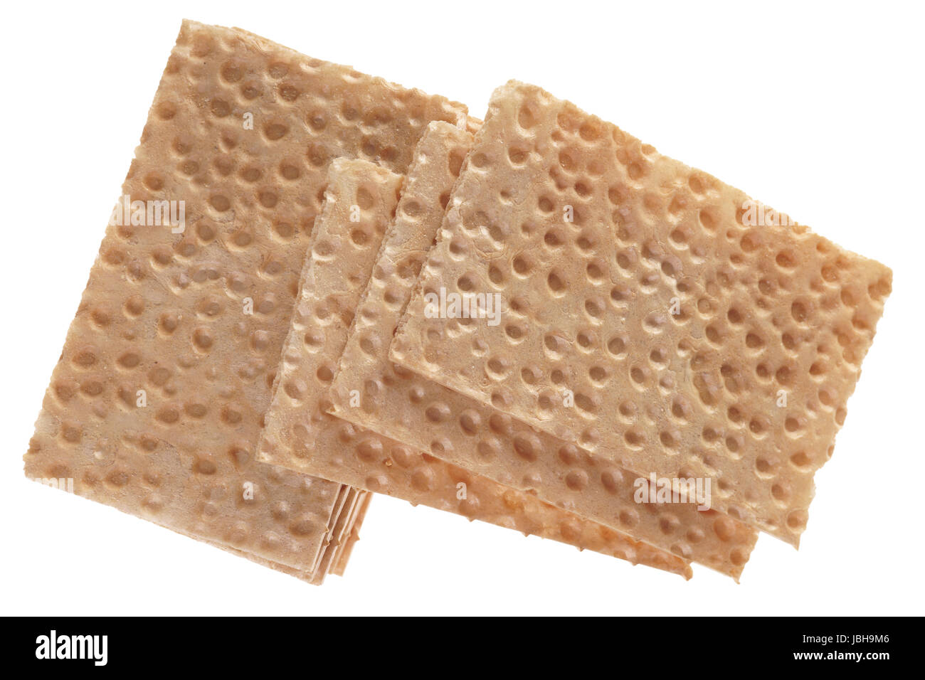 Crispbread isolated over a white background Stock Photo - Alamy