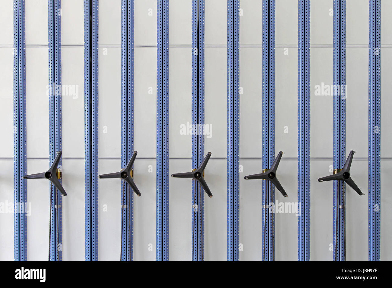 Automated shelving system with mobile cabinets Stock Photo - Alamy