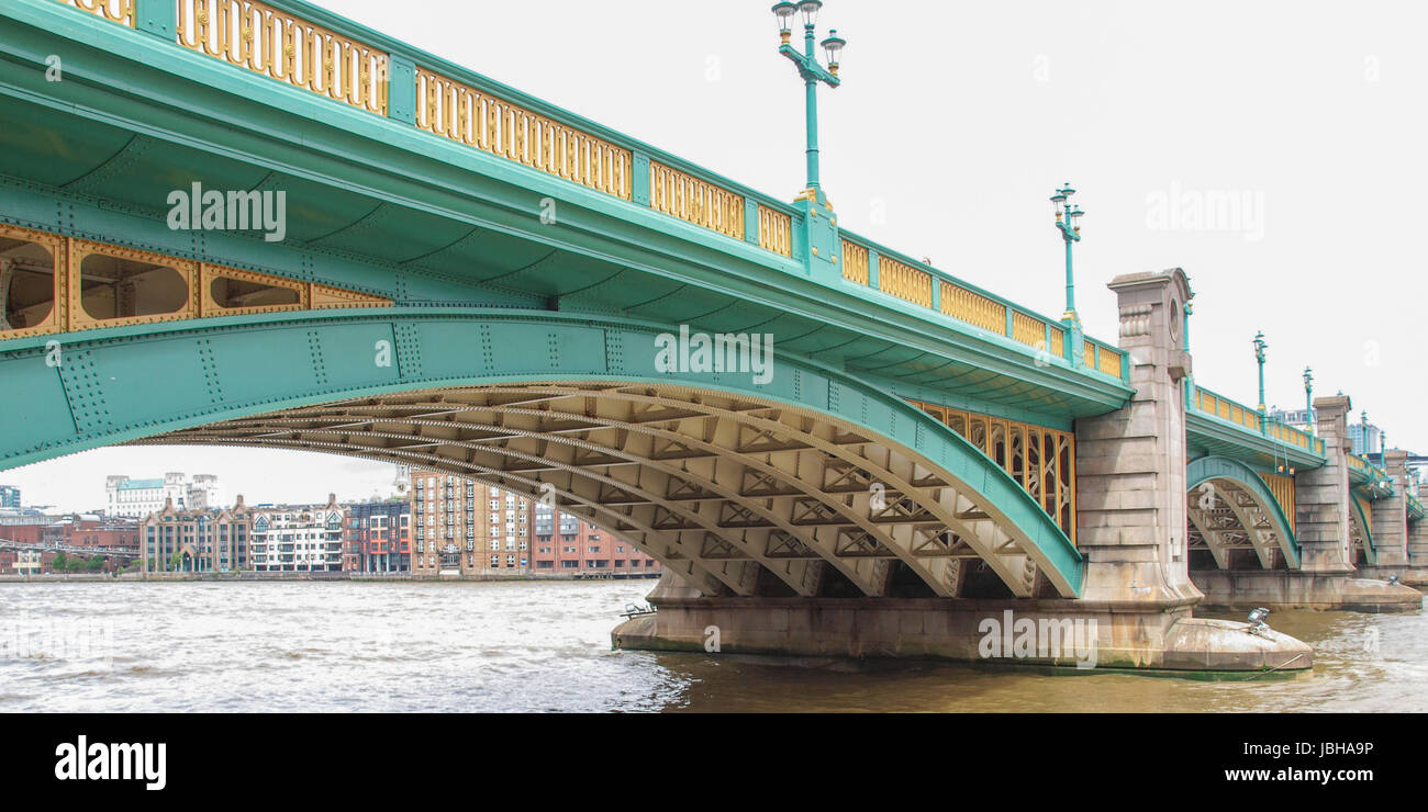 Panoramic view of River Thames London UK Stock Photo - Alamy