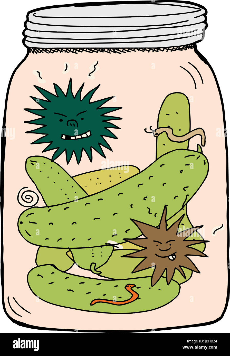 Hand drawn pickle hi-res stock photography and images - Alamy