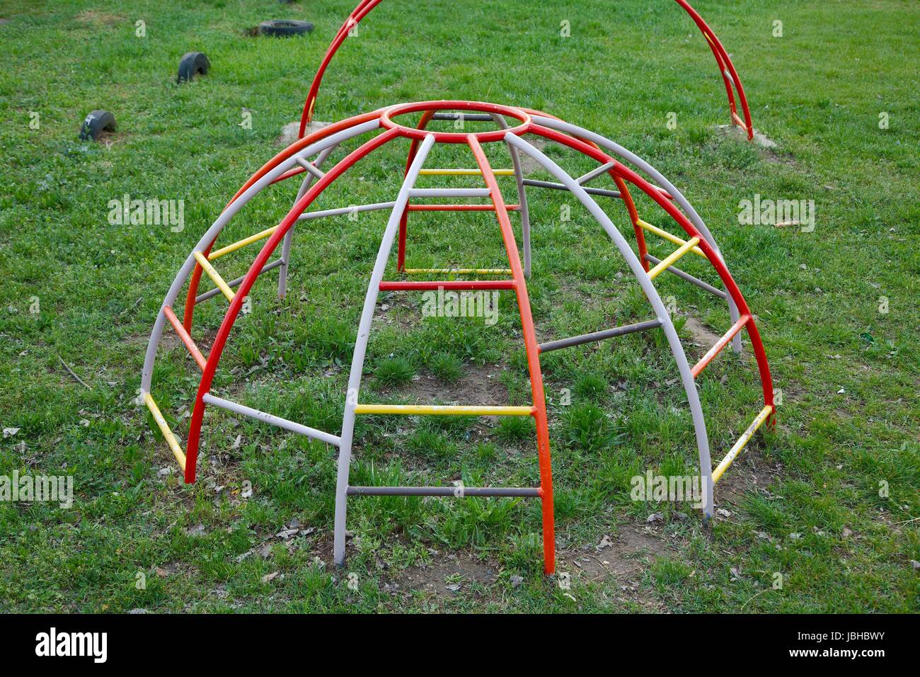 Vintage monkey bars hi-res stock photography and images - Alamy