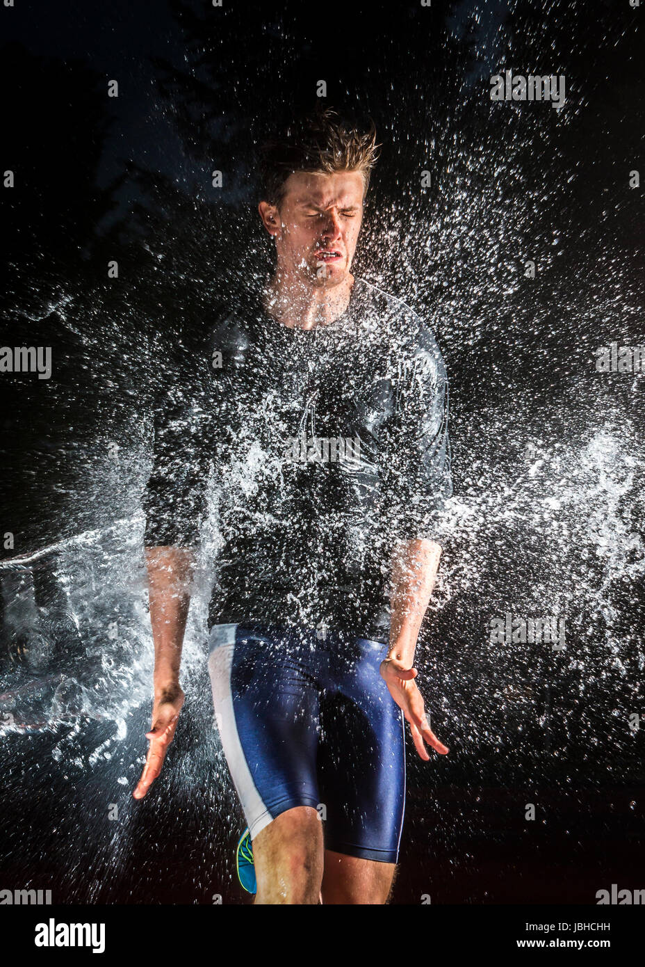 Black man running with gun hi-res stock photography and images - Alamy