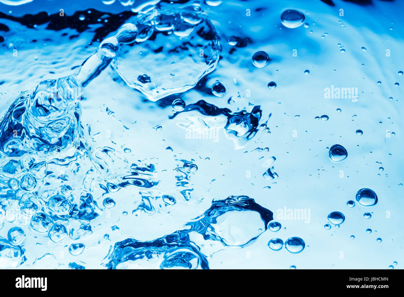 very nice abstract background of blue water drops from splash Stock ...
