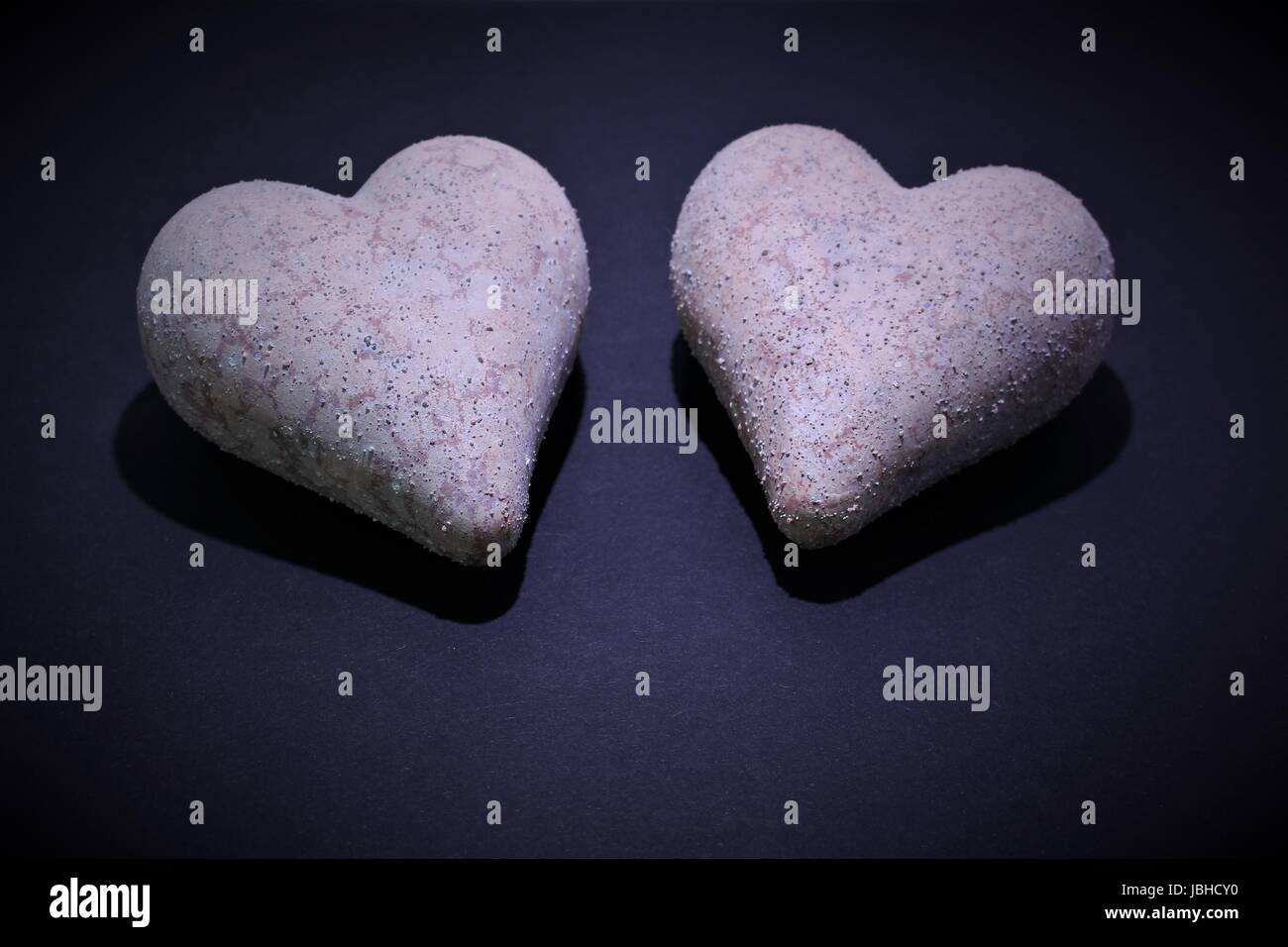 An image of two hearts Stock Photo - Alamy
