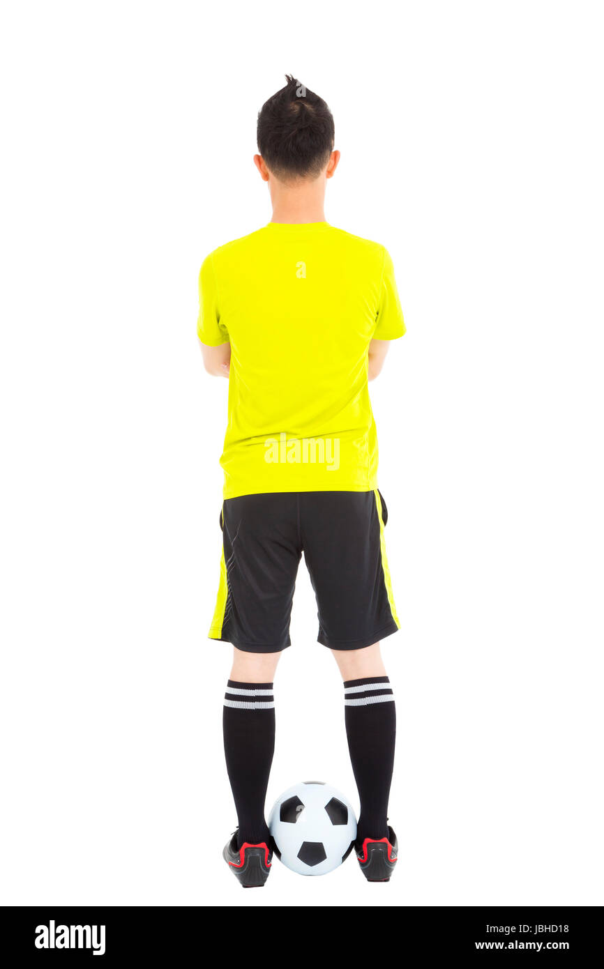 Portrait of professional soccer player with ball Stock Photo - Alamy