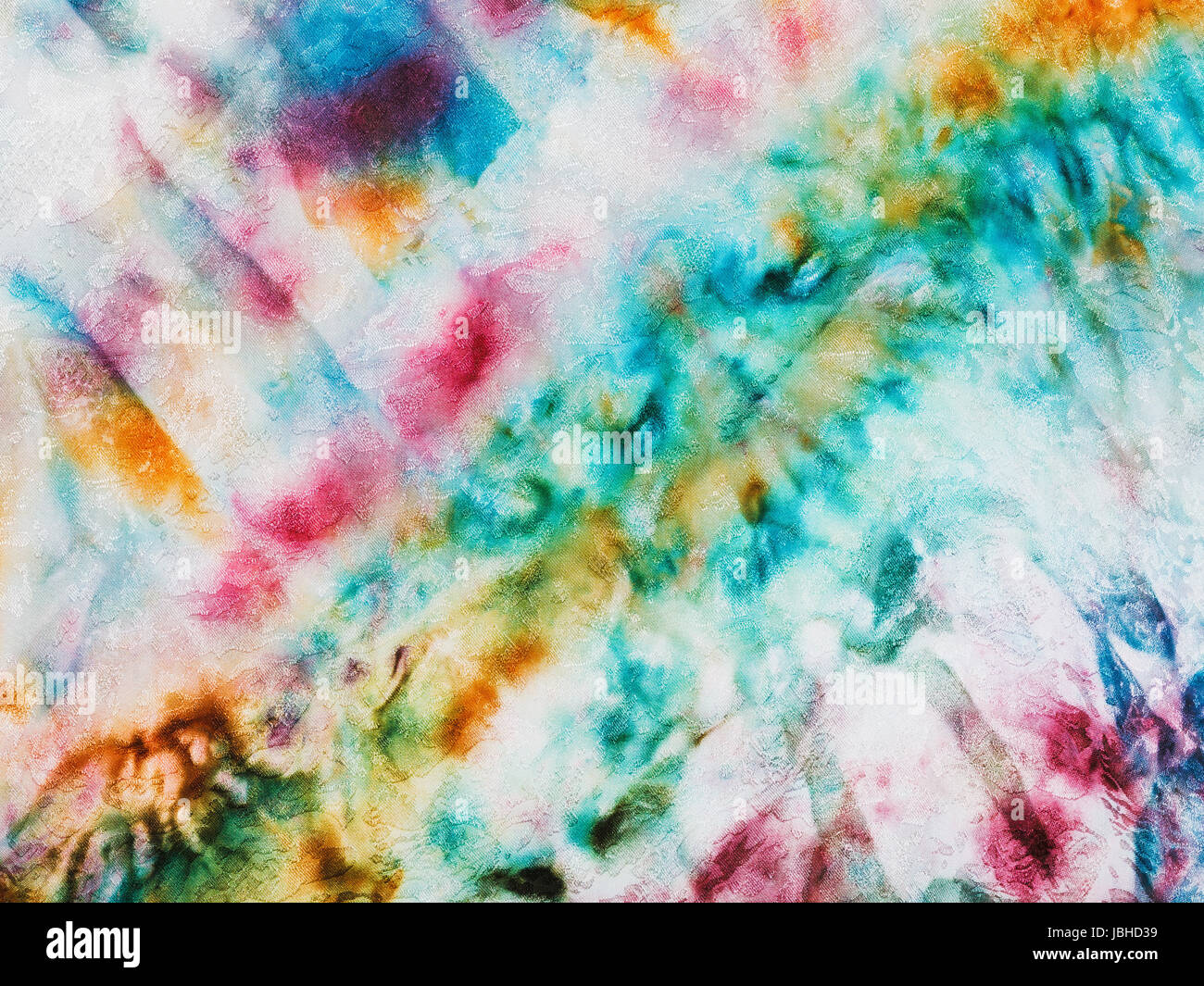 batik - abstract varicolored pattern on silk fabric Stock Photo - Alamy