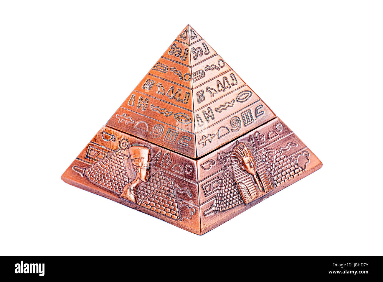 egyptian pyramid,on a white background Stock Photo - Alamy