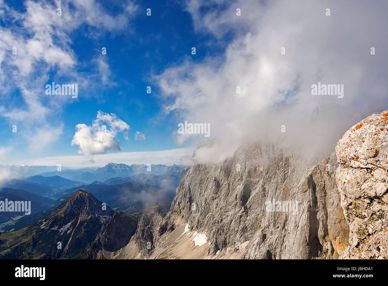 dachsteingebirge hoher dachstein Stock Photo - Alamy