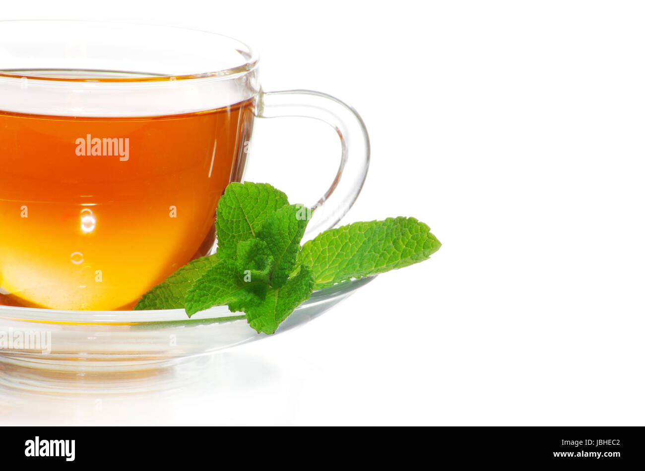tea in cup isolated on white background Stock Photo - Alamy