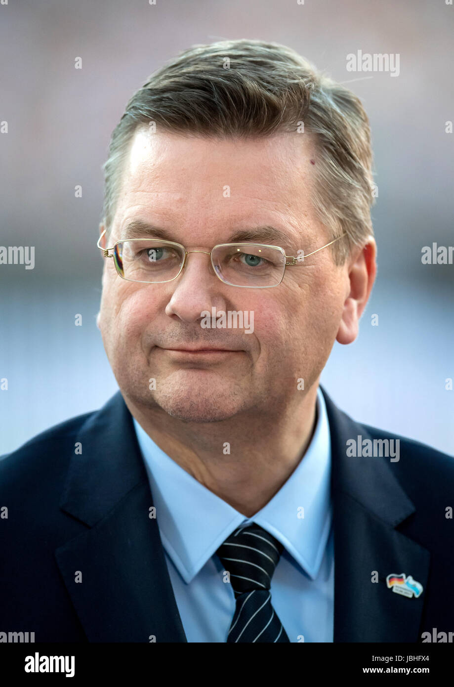 Nuremberg, Germany. 10th June, 2017. Reinhard Grindel, president of the ...